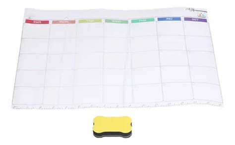 Calendário Apagável A Seco Plano Mensal Adesivos Quadro B Frete grátis