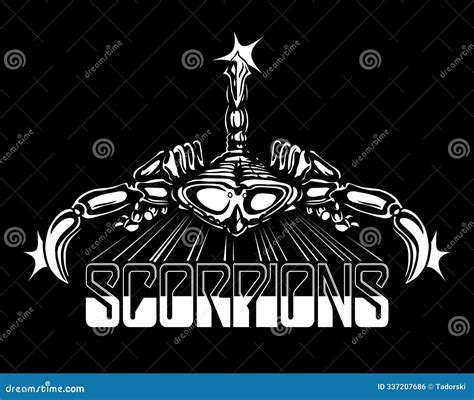 Scorpions Famous German Hard Rock Heavy Metal Band Vector Logo