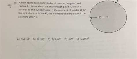 solved 16 a spherical shell and a solid sphere both of the