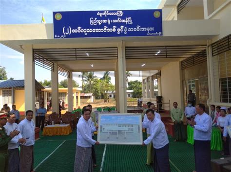 လက်ပံတန်းမြို့နယ်တွင် ပြည်သူ့ဆေးရုံ ၂ ထပ်တိုးချဲ့ဆောင်သစ် ဖွင့်လှစ
