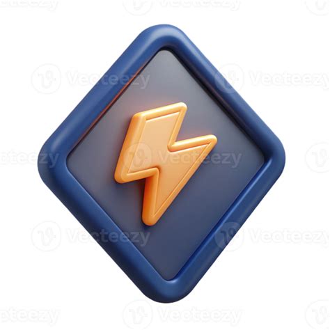 Picturesque Surreal Triangular Badge Stylized Lightning Bolt Clean Lines Flat Color With