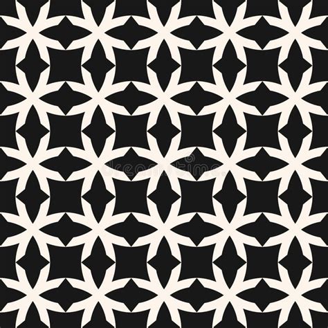 vector monochrome geometric seamless pattern with crosses small grid