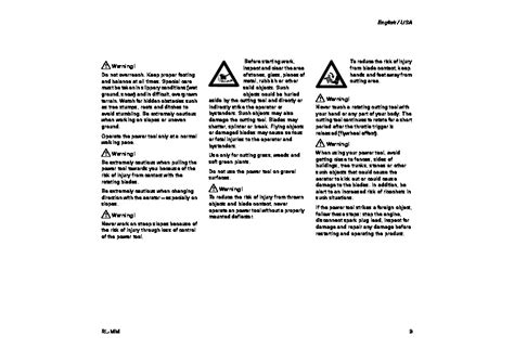 Stihl Rl Mm Aerator Attachments Cultivator Owners Manual