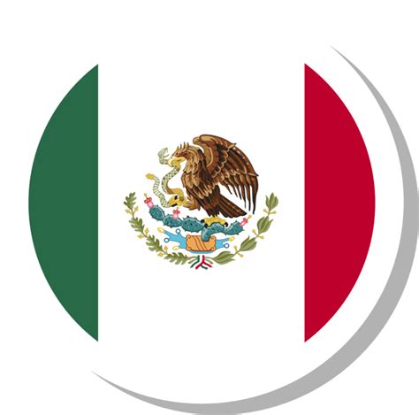 Mexico Circle Flag Pngs For Free Download
