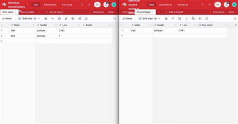 See If Similaridentical Record Exists In Another Table Airtable Community
