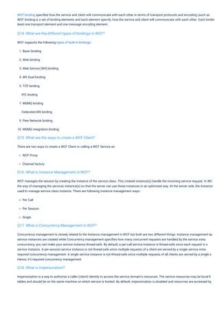 WCF Interview Questions By Scholarhat PDF PDF
