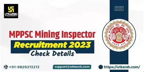 Mppsc Mining Inspector Notification 2023 Out Apply Soon