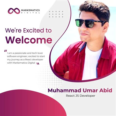 Markematics Digital On Linkedin Reactjs Onboarding Welcome Team