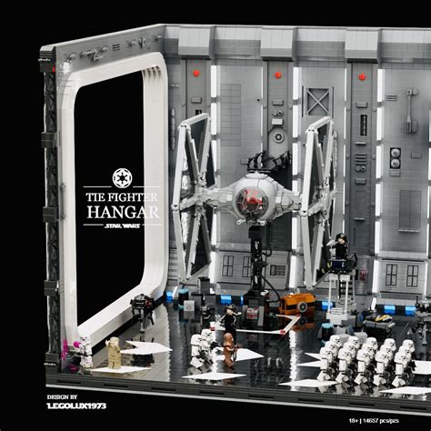 LEGO Star Wars MOC Tie Fighter Hangar 03 This Digital Flickr