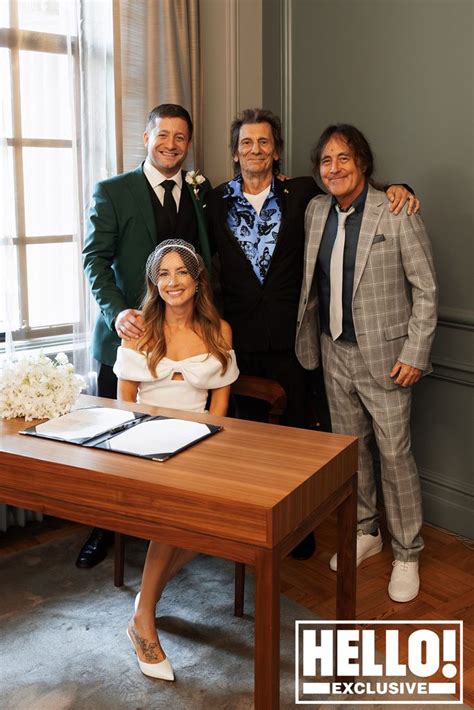 Ronnie Woods Son Tyrone And Rock Heiress Faye Harris Intimate London