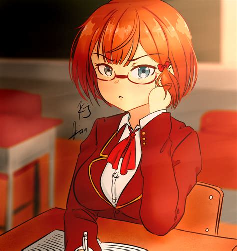 Artstation Ogata Rizu From Bokutachi Wa Benkyou Ga Dekinai