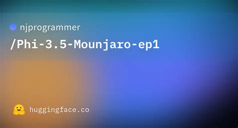 Njprogrammerphi 35 Mounjaro Ep1 · Hugging Face
