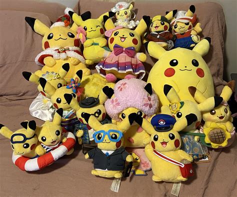 My Current Pikachu Collection ⚡️ Rpokeplush