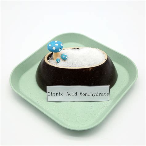 Food Additive Citric Acid Monohydrate Anhydrous Cas 5949 29 1 60