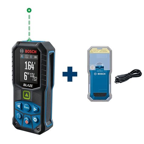 Bosch Blaze 165 Ft Green Laser Distance Tape Measuring Tool Bluetooth