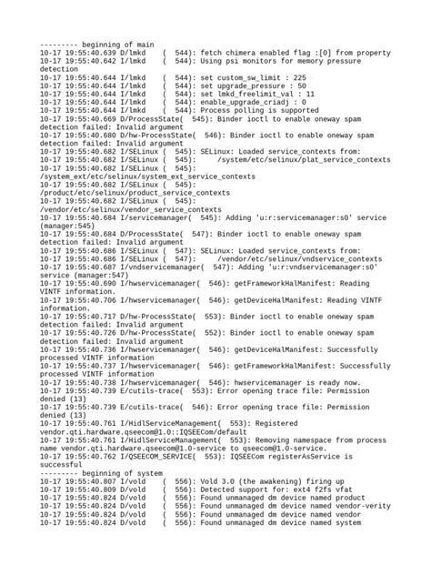 logcat csc update log pdf operating system technology computing