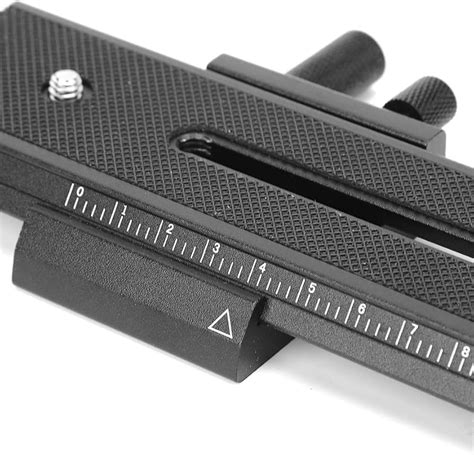 Alloy Camera Slider Close Up Rail Slider 4 Way Macro Focusing Rail
