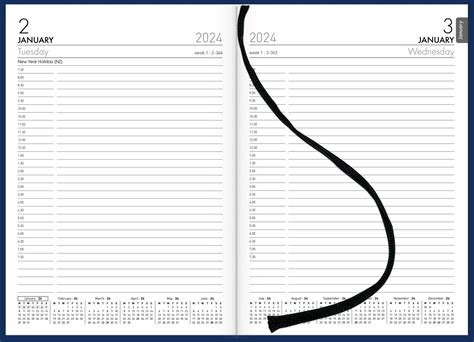 Diary 2024 Collins Diary A51a Navy Appointment Even Year Stationery