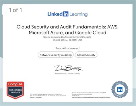 sheivraj kumar on linkedin 🌟 thrilled to announce that i ve completed the cloud security and audit…