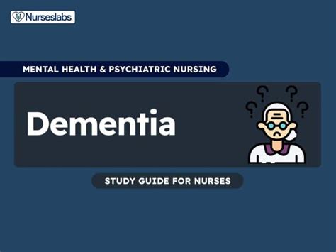 Nursing Care Management For Dementia Nurseslabs