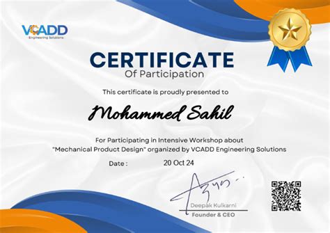 Mohammed Sahil Certificate Pdf