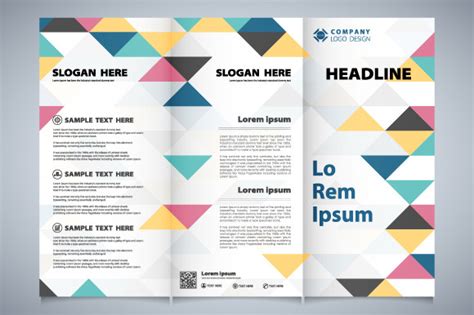 Abstract Colorful Triangles Pattern Graphic By Impulse50 · Creative Fabrica