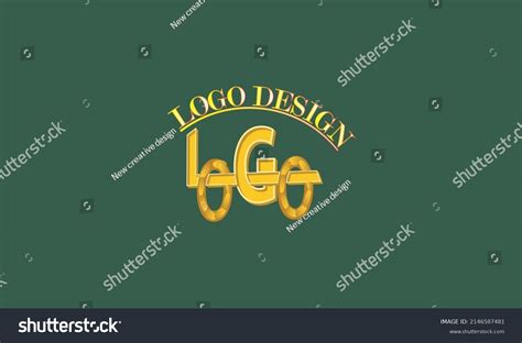 Modern Creative Retro Text Effect Logo Stock Vector Royalty Free