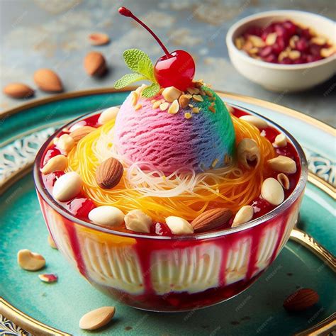 Premium Photo Faluda Ice Cream
