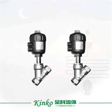 Angle Seat Valve Dn50 Steam Valve Fangled Thread Pneumatic Angle Seat