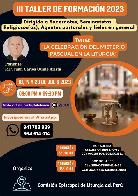 Participa Del Iii Taller De Formación «la Celebración Del Misterio
