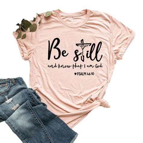 Sebuysun Women Fashion Shirt Christian T Shirt Religious Shirts Faith