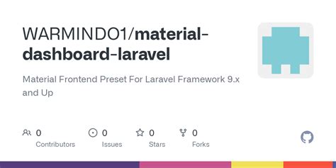 github warmindo1 material dashboard laravel material frontend preset