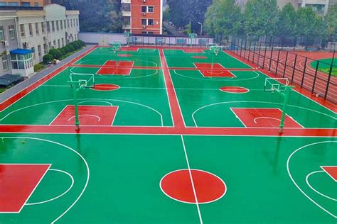 篮球场铺设纠结？硅pu Vs 硬地丙烯酸，3分钟帮你搞定！ 知乎
