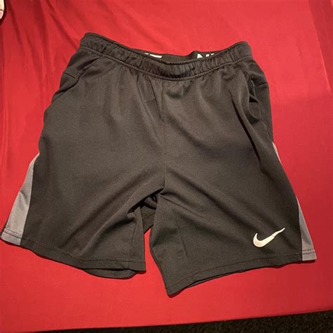 Black Nike Shorts Deep Pockets And Draw Depop