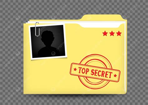 Top Secret Folder Clipart