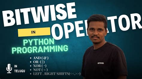 Bitwise Operators In Python In Telugu ️‍🔥 Youtube