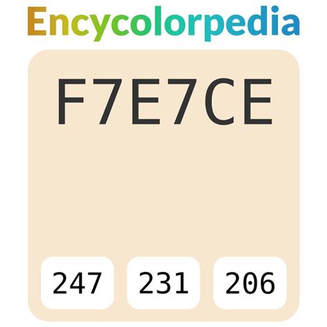 Champagne F E Ce Hex Color Code Hex Color Codes Color Coding Hex Colors