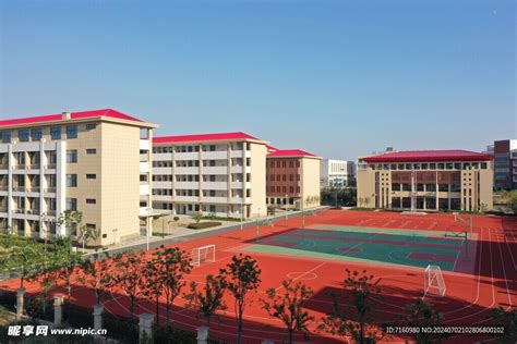 肥西县特殊教育学校新校区摄影图园林建筑建筑园林摄影图库昵图网