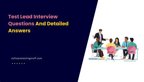Top 30 Test Lead Interview Questions And Detailed Answers Software