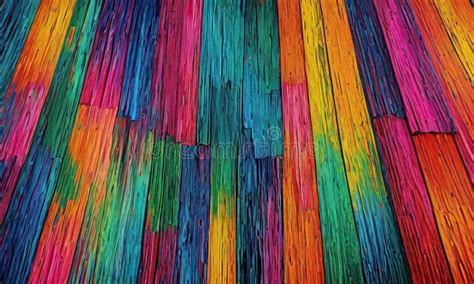 Vibrant Abstract Composition Vertical Stripes In Various Bright Colors Creating Dynamic And