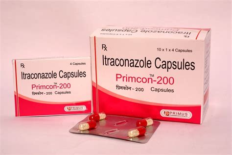 Itraconazole Capsule 200mg 10x1x4s At ₹ 1200 Box In Ambala Id