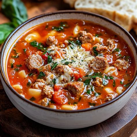 Italian Sausage Soup Hearty And Flavorful Comfort Food