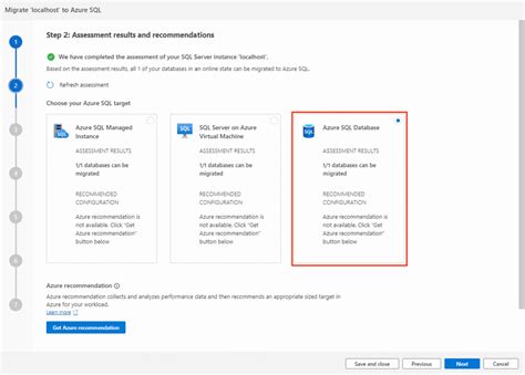 チュートリアル Sql Server を Azure Sql Database に移行する オフライン Azure Database