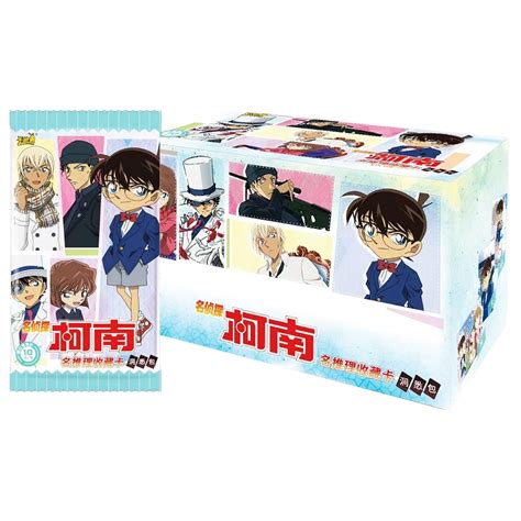 원래 형사 코난 카드 애니메이션 캐릭터 컬렉션 플래시 카드 테이블 장난감 취미 전투 게임 어린이 생일 선물 남여