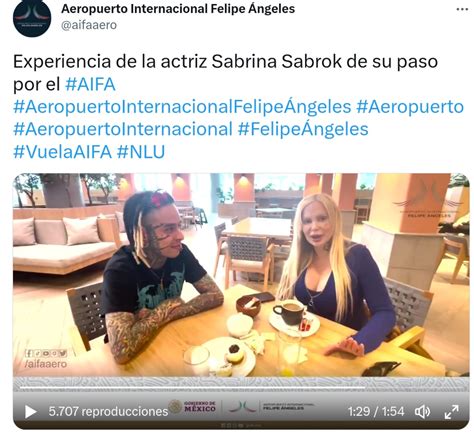 Sabrina Sabrok Promociona El Aifa Y Asegura Que Es El Mejor Aeropuerto