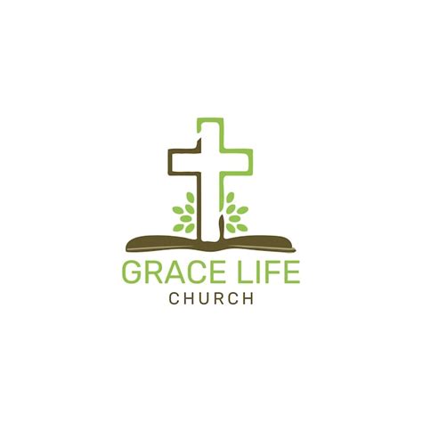 Premium Grace Church Logo Vector Eps Premium Vector