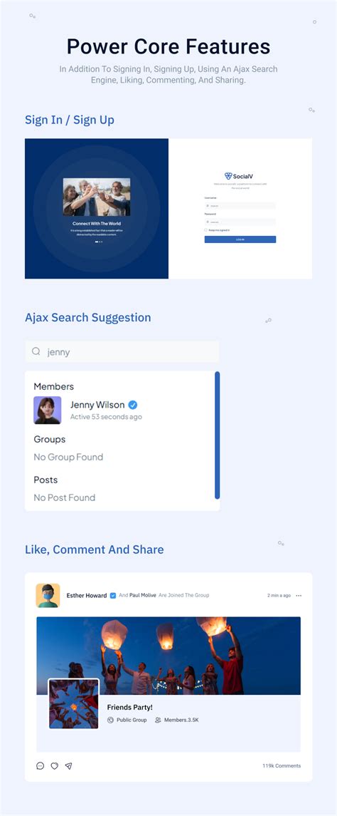 Social Network And Community Buddypress Theme Socialv Iqonic Design