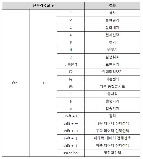 블로그 쥔장이 자주쓰는 엑셀 단축키 모음 네이버 블로그