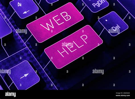 Text Caption Presenting Web Help Business Idea Procedural Or Reference Information Delivered