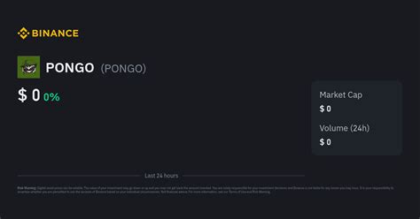 Pongo Price Today Pongo To Usd Live Price Market Cap And Chart